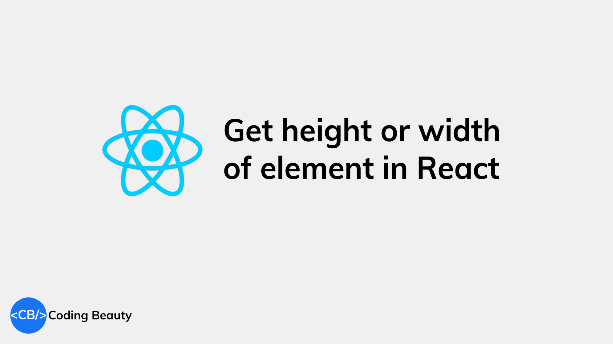 How to Quickly Get the Height Or Width of an Element in React How to Quickly Get the Height Or Width of an Element in React