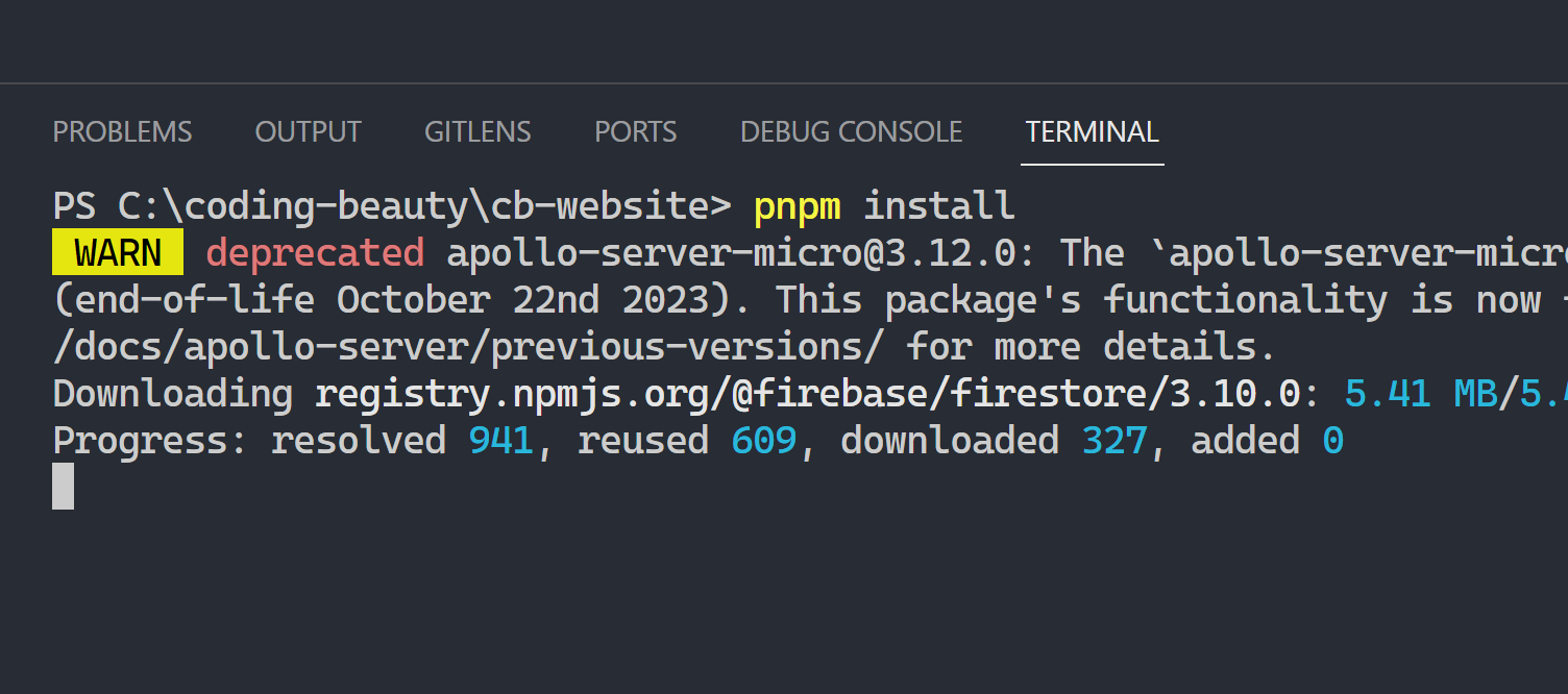 How to fix the "This project is configured to use Yarn" error on pnpm install - Coding Beauty